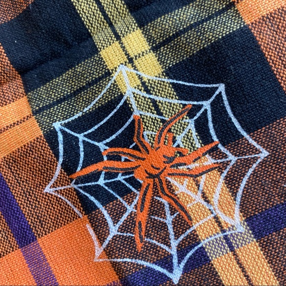 Dining | Vintage Style Halloween Tablecloth Plaid Ghost | Poshmark